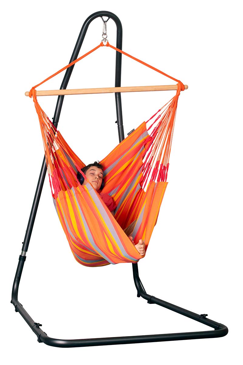 La Siesta hammock chair stand Mediterraneo