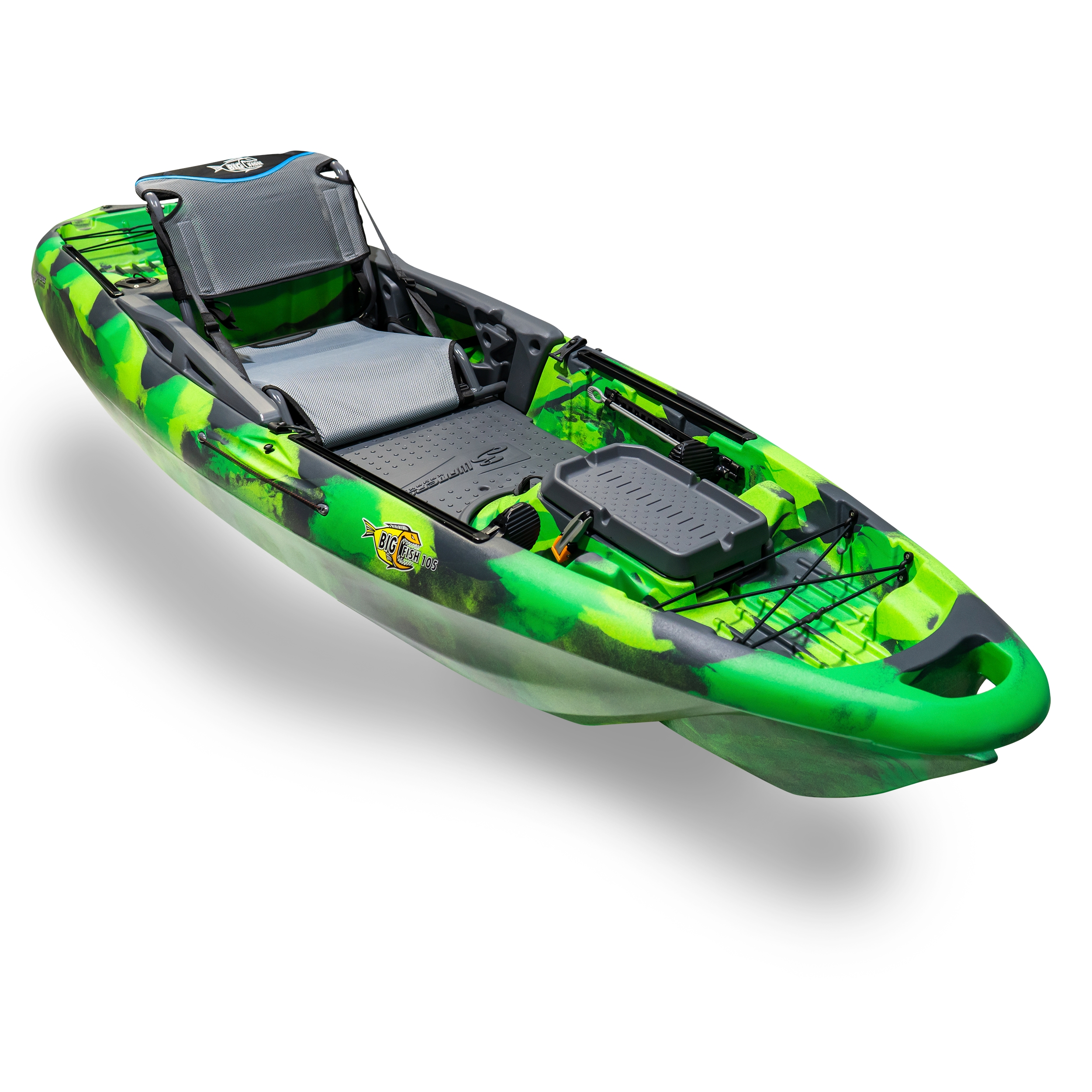 Big Fish 105 fishing kayak lime camouflage