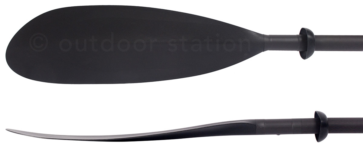 Angle kayak paddle fibreglass 1pc 220cm Standard