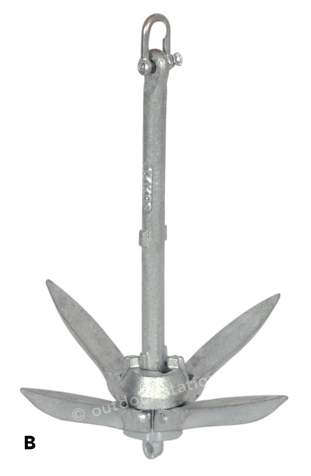 Folding anchor 2,3 - 2.5 kg