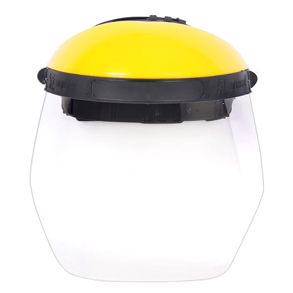 GP-CUT face visor for lawn mowing clear