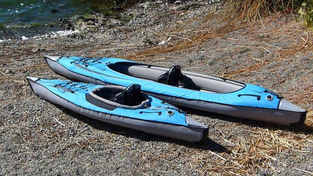 Inflatable kayak Advanced Elements Convertible Elite Blue