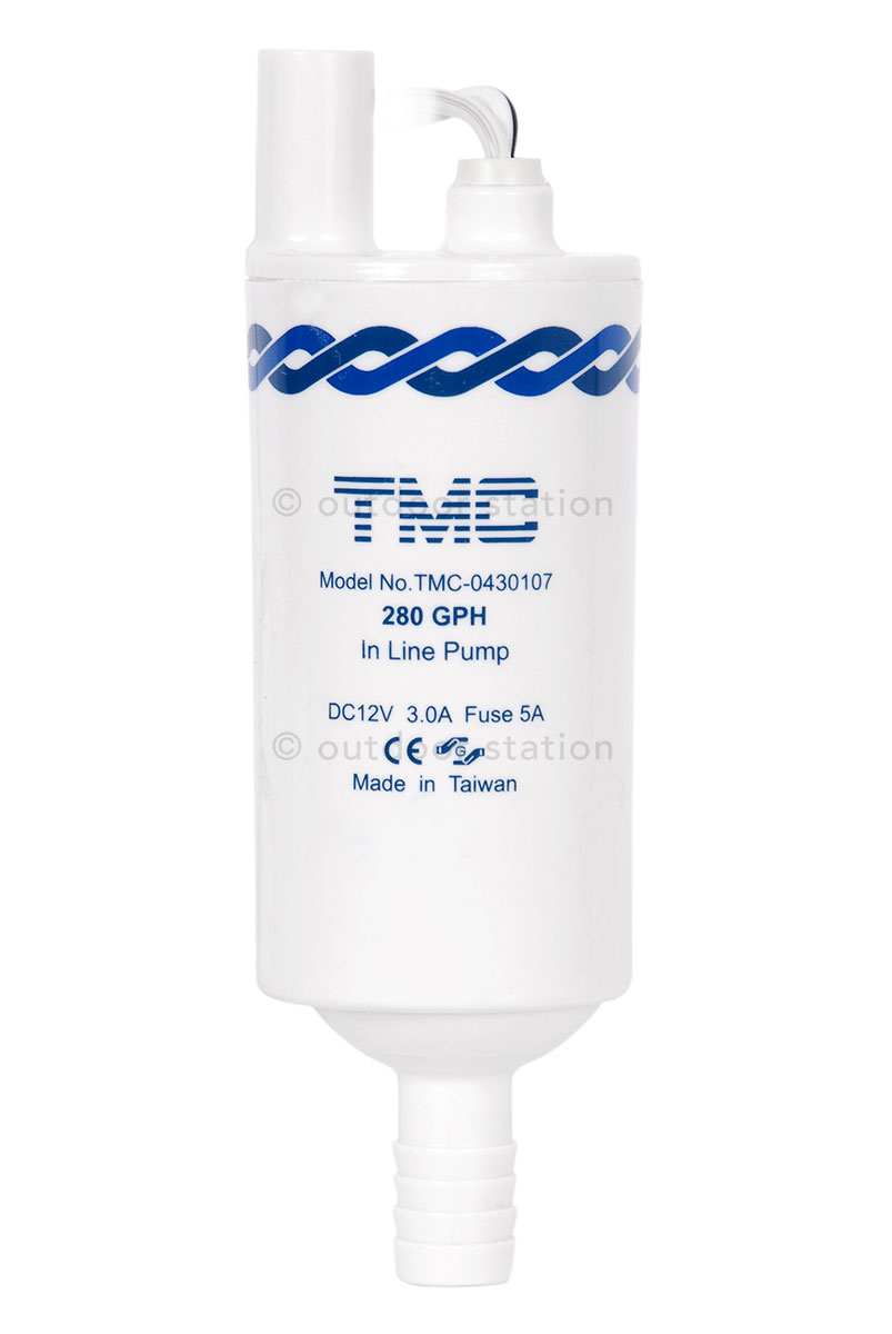 Inline electric water pump 12V for shower or sink