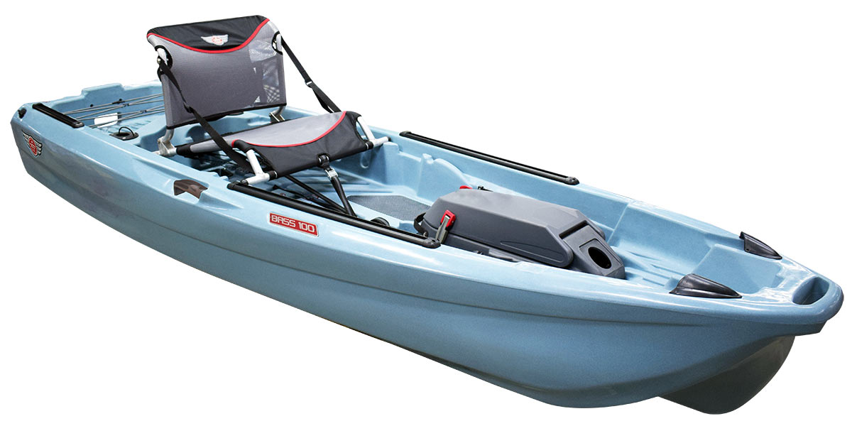 Jonny Boats Bass 100 for fishing dark grey