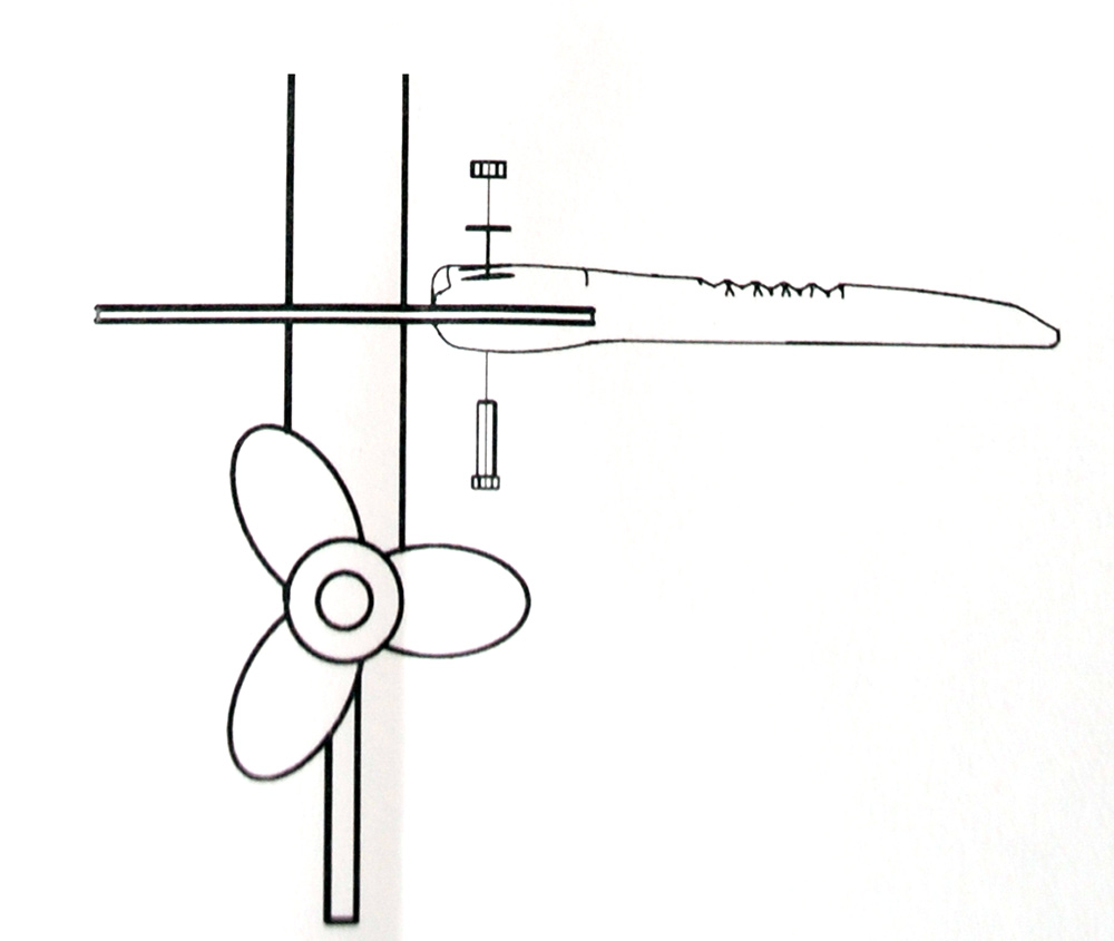 Outboard motor stabilizer fin for a boat 50-200HP