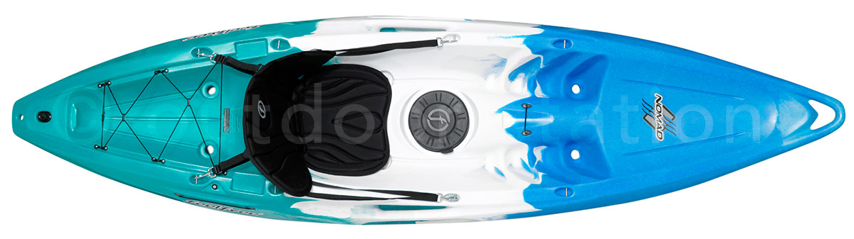 Recreational single sit on top kayak Feelfree Nomad ice cool