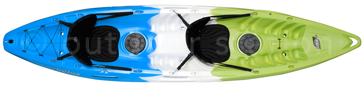 Recreational sit on top kayak Feelfree Gemini Field & Stream
