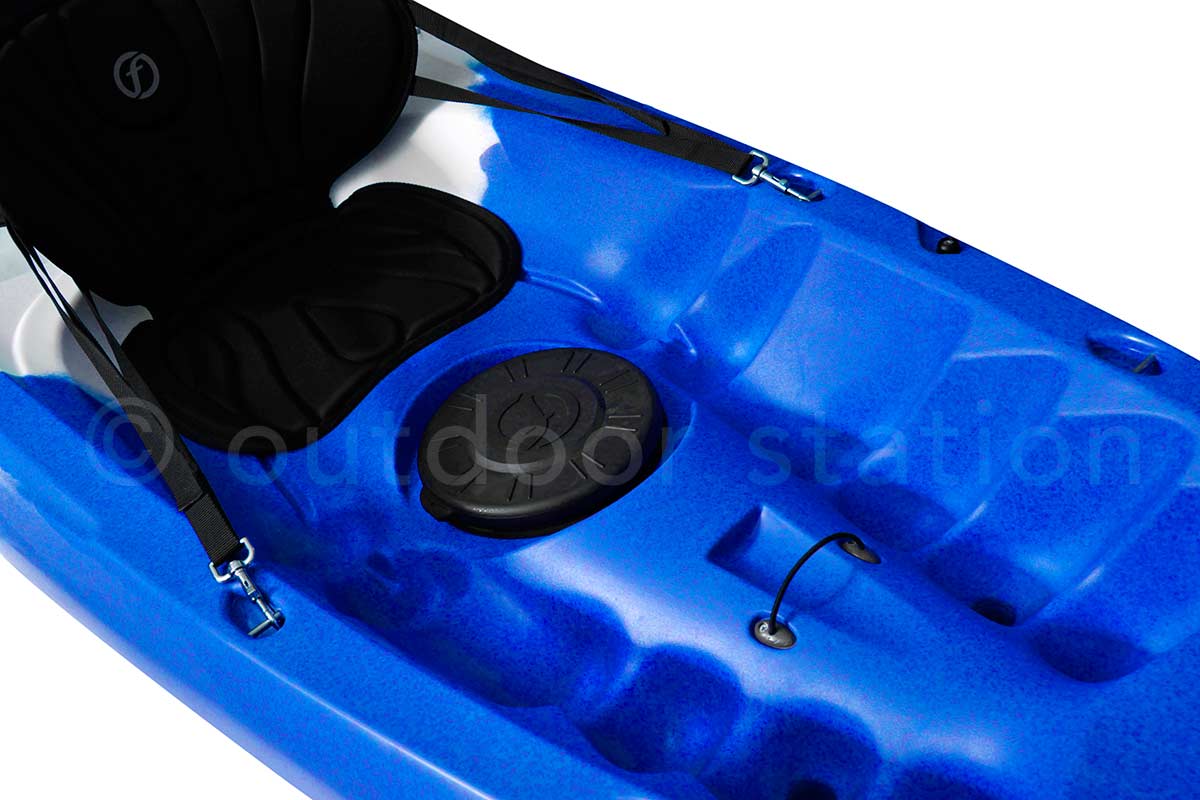 Recreational sit on top kayak Feelfree Gemini sapphire blue