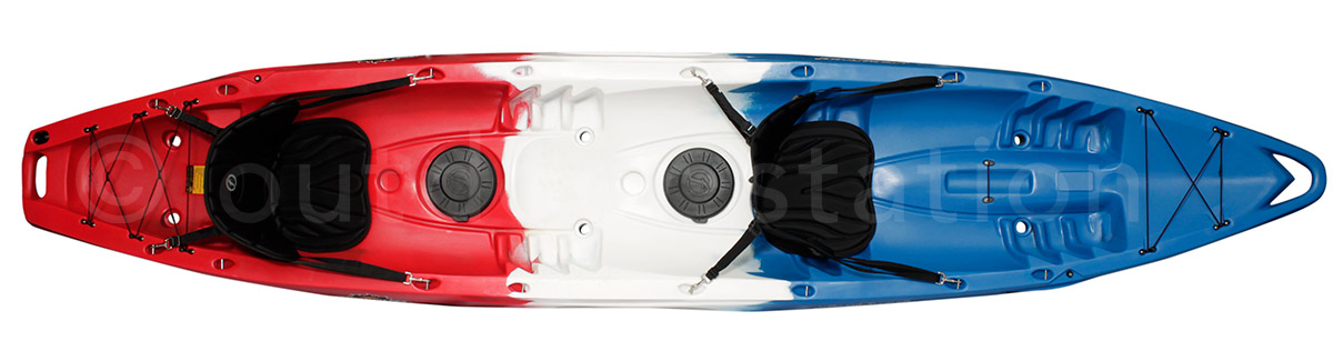 Recreational tandem sit on top kayak Feelfree Corona regional