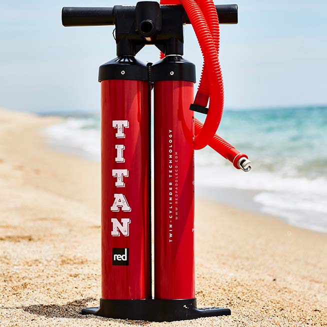 Red Paddle Co Titan double action hand pump