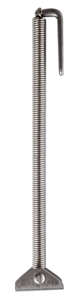 Spring lid and door holder with terminals 210 x 11 mm