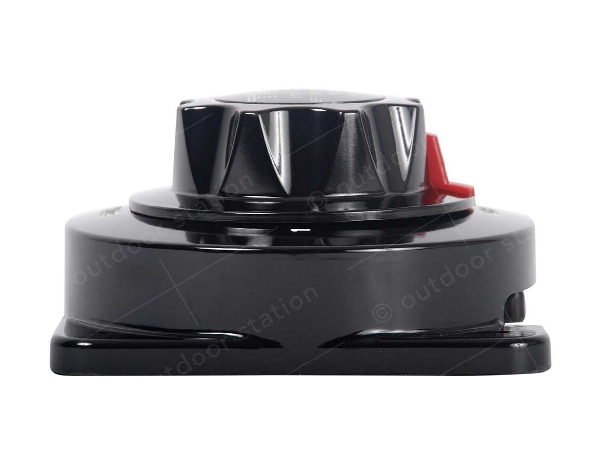 TMC battery switch for two batteries black