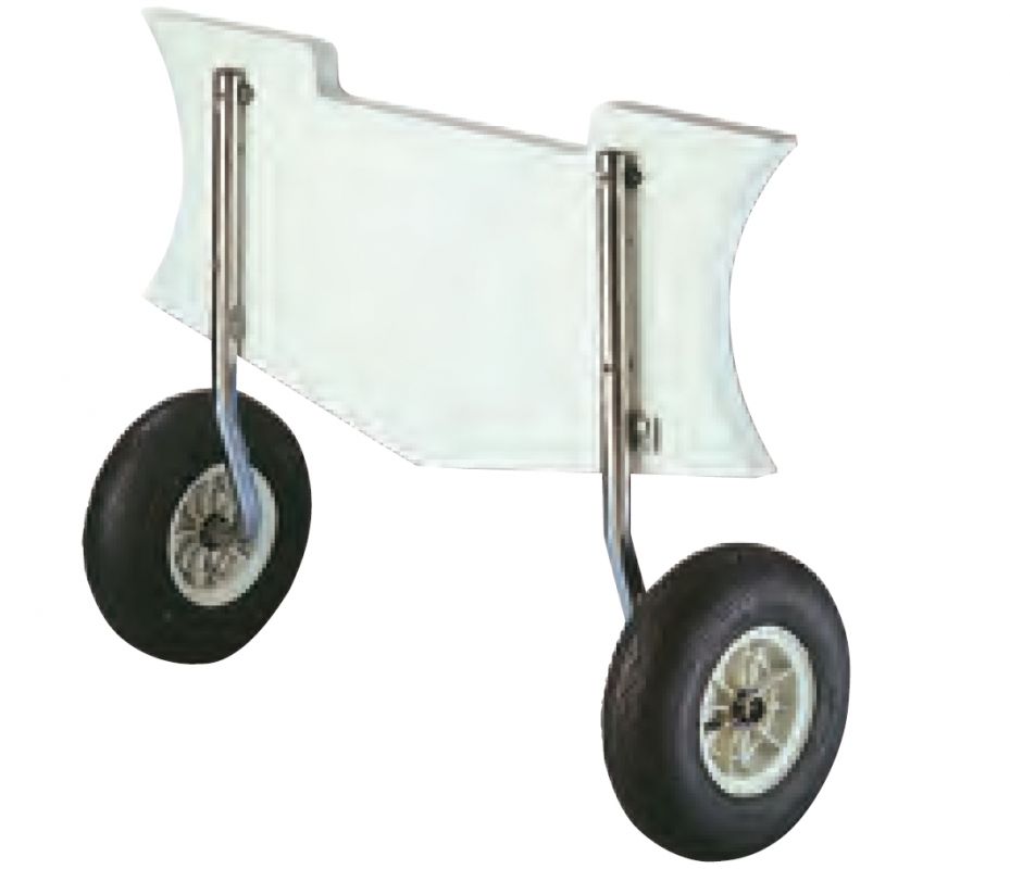 Trem Rubber boat trolley with wheels Uni
