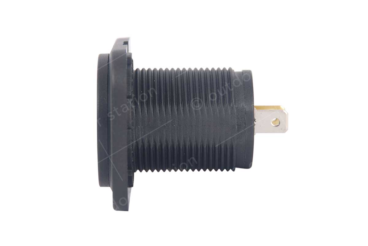 Two port USB built-in socket 12V with frame 1A - 2.1A