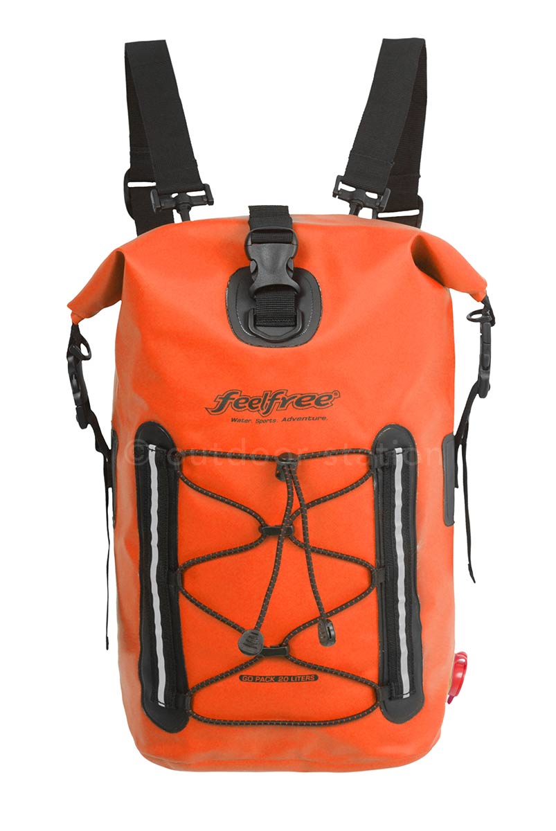Waterproof backpack - bag Feelfree Go Pack 20L orange
