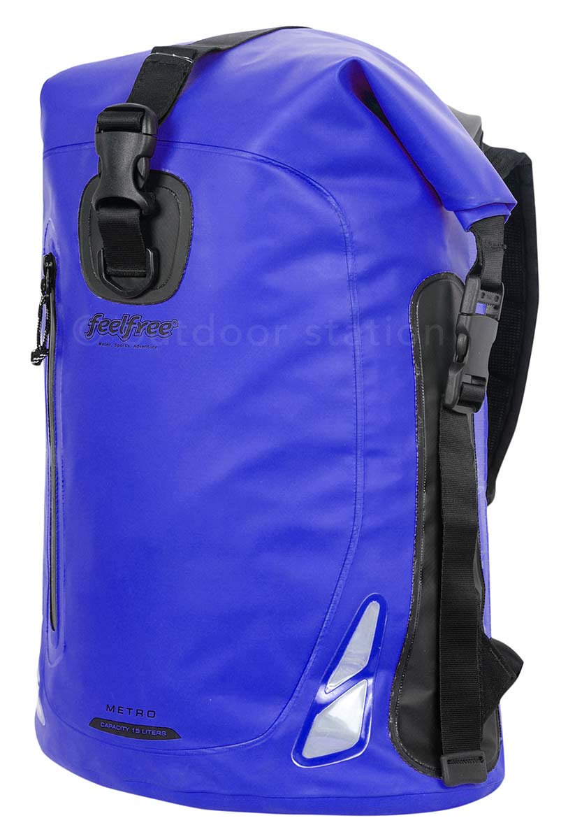 Waterproof motorcycle backpack Feelfree Metro 15L Blue